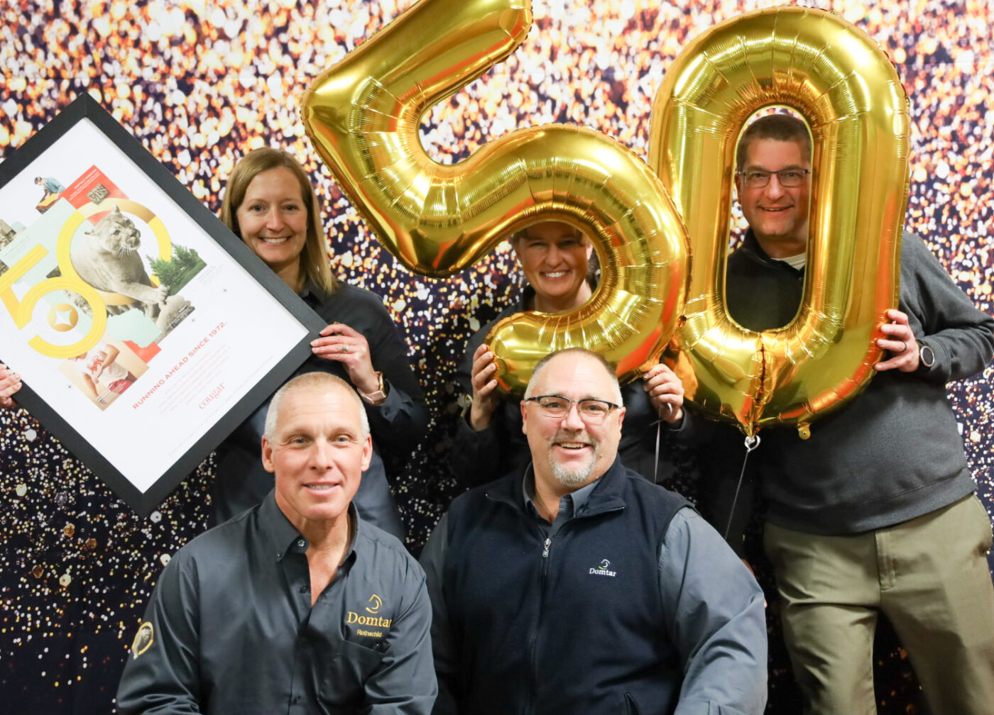 Domtar Celebrates 50 Years of Cougar® at Rothschild Mill