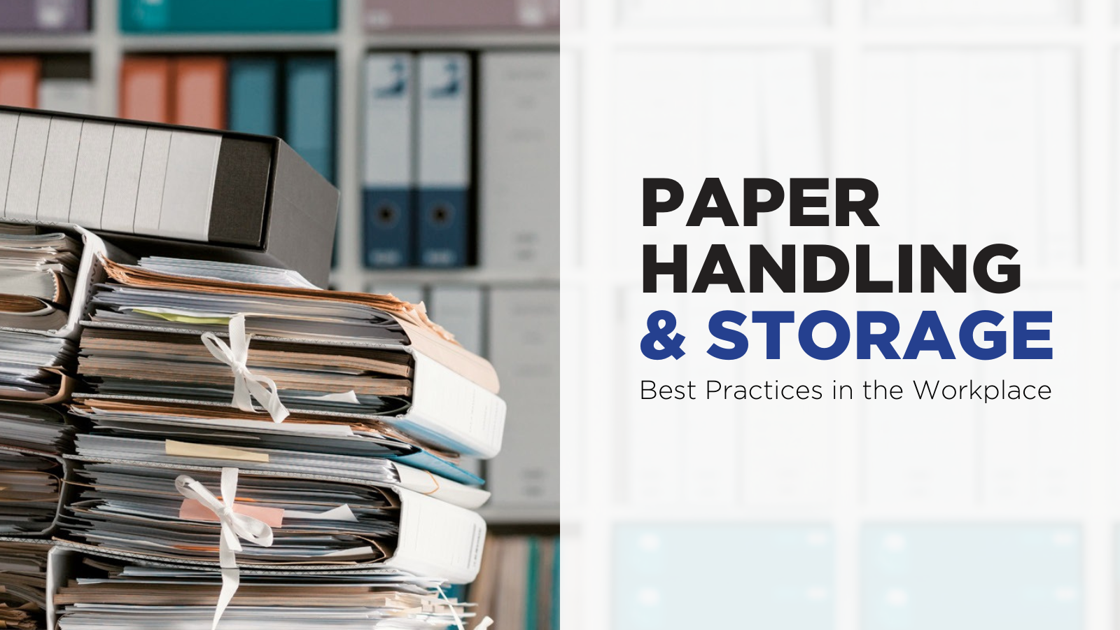 Paper Handling & Storage Cheat Sheet - Domtar