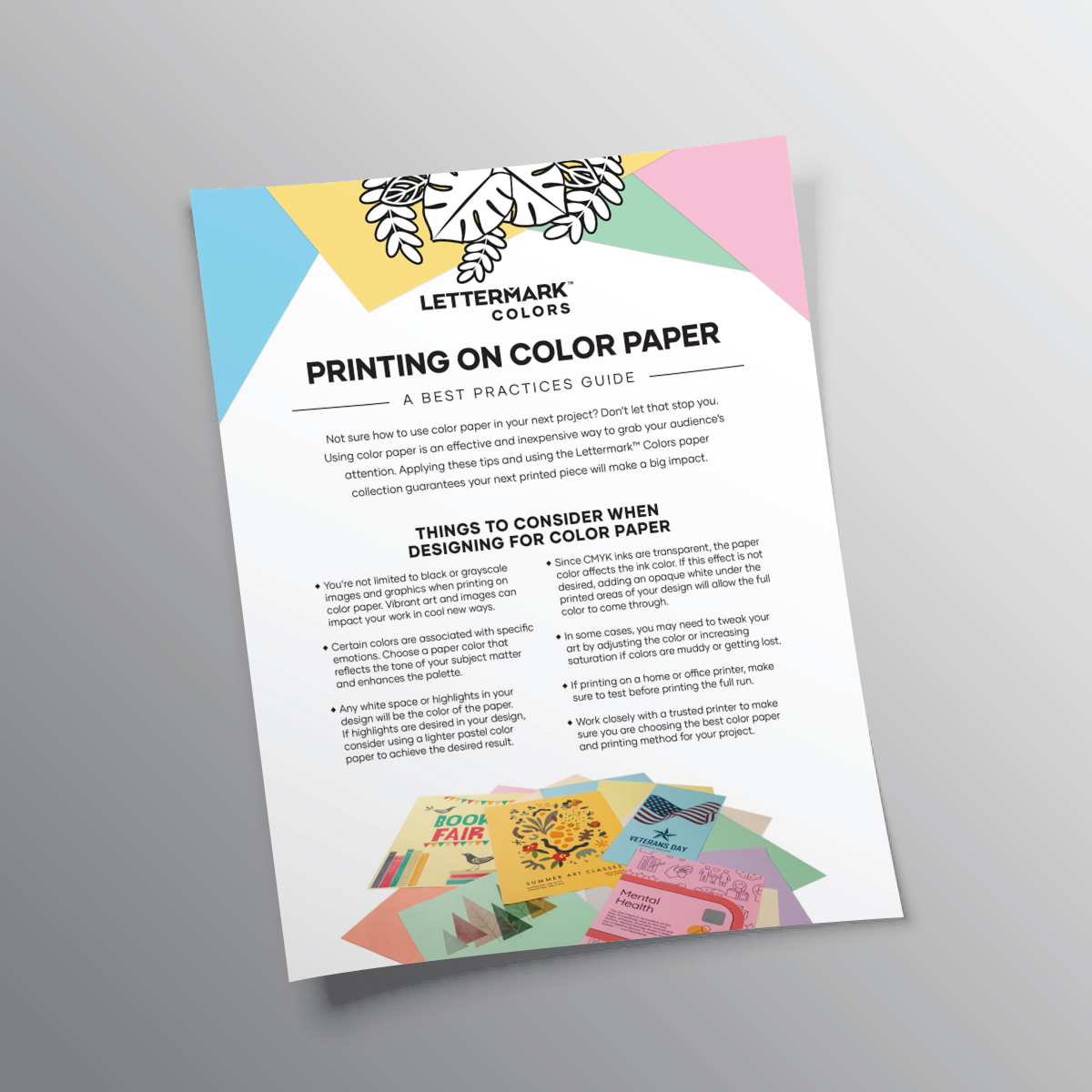 The Color Paper Best Practices Guide - Domtar The Color Paper Best Practices Guide - Domtar