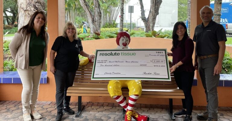 Resolute Tissue Miami Operations Achieves Safety Milestone, Donates to ...